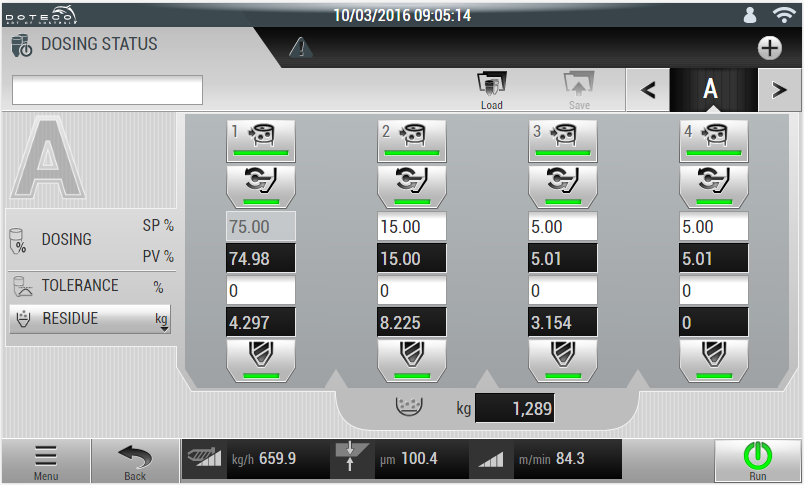 Operator Interface - Doteco