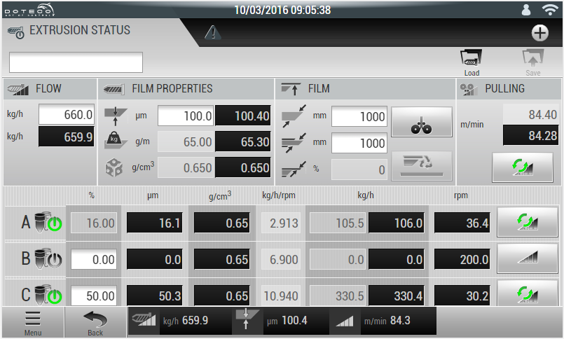 Operator Interface - Doteco